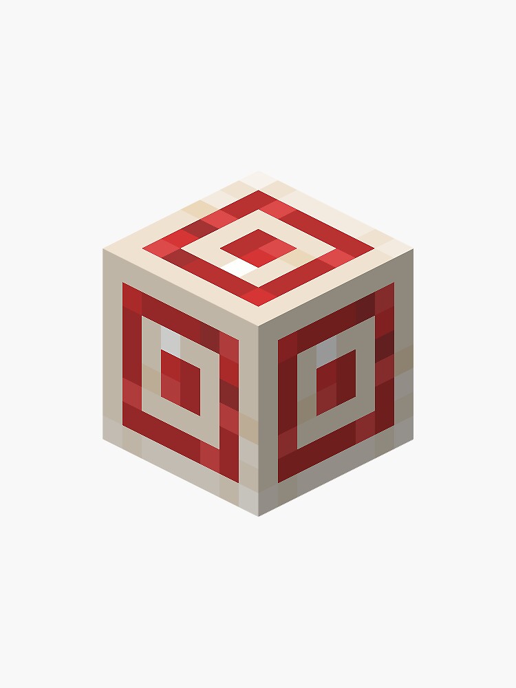 "Target Minecraft Block Icon" Sticker for Sale by Gamify Store | Redbubble