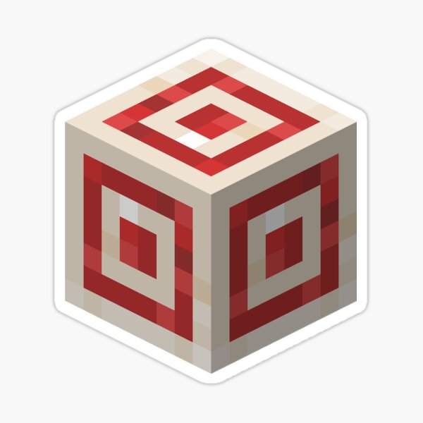 "Target Minecraft Block Icon" Sticker for Sale by Gamify Store | Redbubble