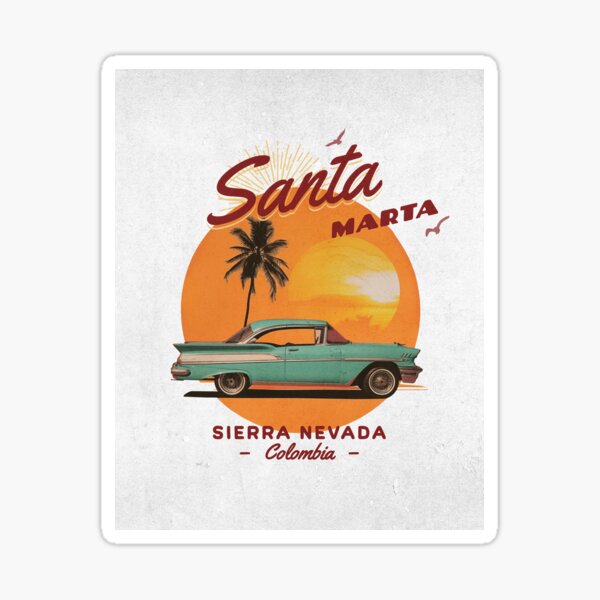 "Santa Marta Colombia" Sticker for Sale by JBDesignCo | Redbubble