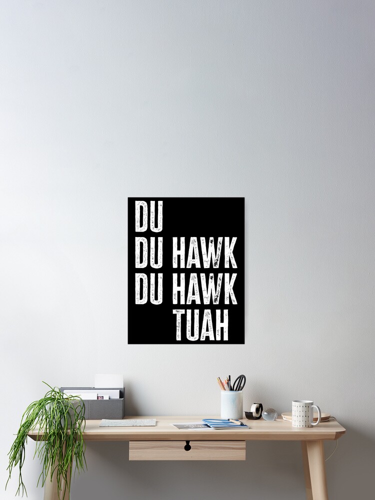 "Du Hawk Tuah - Hawk Tuah Girl Viral Meme + Heavy Metal Mashup" Poster ...
