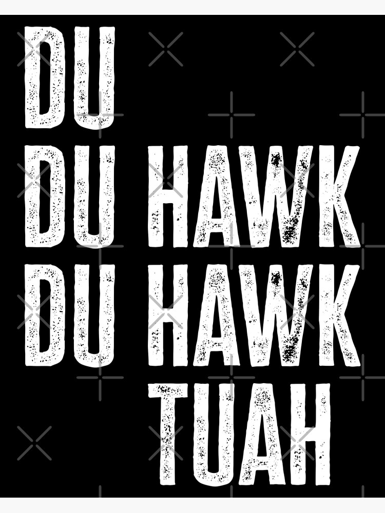 "Du Hawk Tuah - Hawk Tuah Girl Viral Meme + Heavy Metal Mashup" Poster ...