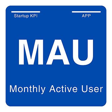 "Startup KPI Periodic Table MAU for founders and startups" Sticker by ...