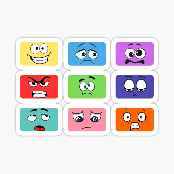 "Emotions - Inside Out - Divertida Mente" Sticker for Sale by joaoleite ...