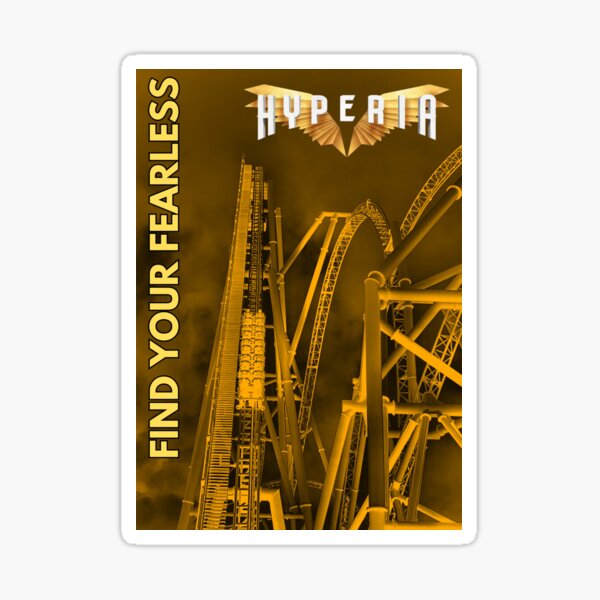 "Golden Hyperia with text" Sticker for Sale by Humanbean20617 | Redbubble