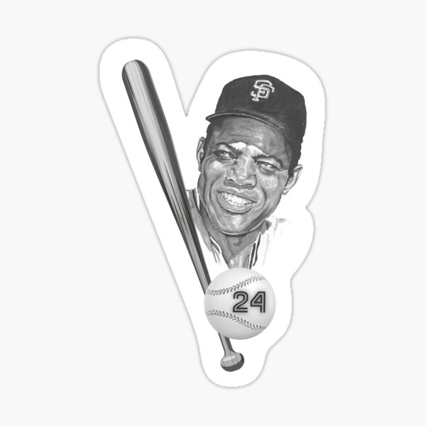 "say hi willie mays" Sticker for Sale by hebahatem | Redbubble