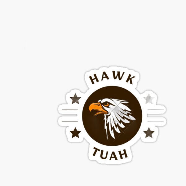 "hawk tuah" Sticker for Sale by Fashion-Kings0 | Redbubble