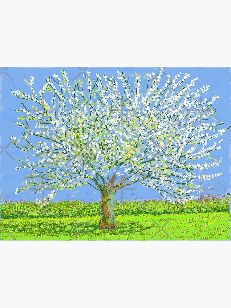 "David Hockney Art - Beautiful tree" Poster for Sale by DorisFinkbeiner ...