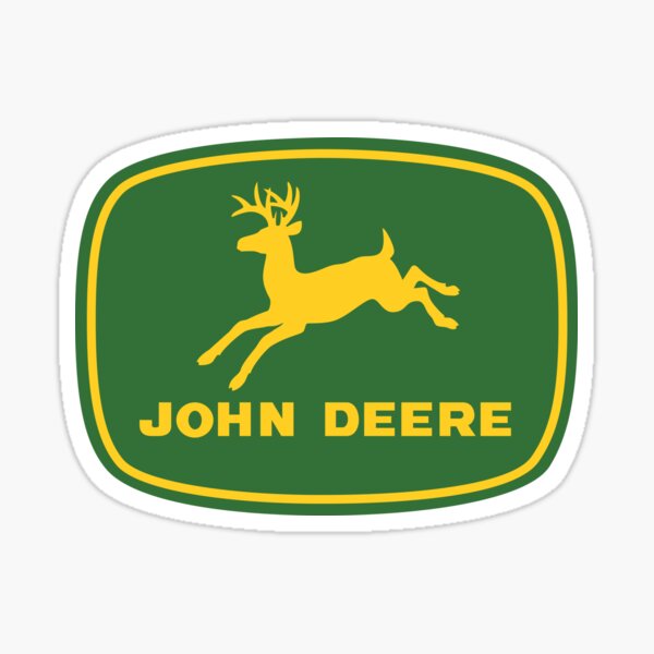 "john deere" Sticker for Sale by jaaleye | Redbubble