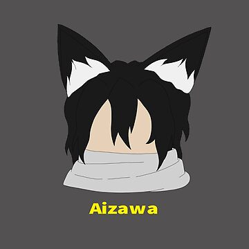 "Catzawa Portrait" Sticker for Sale by KnightKirimoto | Redbubble