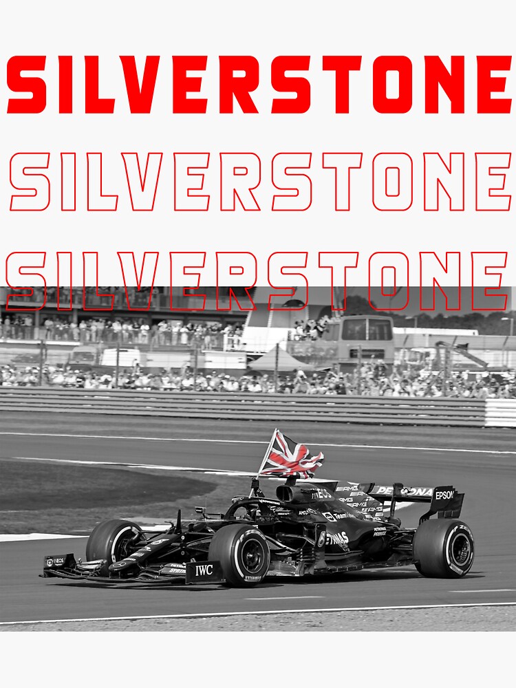 "Silverstone Track merch" Sticker for Sale by Podiumwear | Redbubble