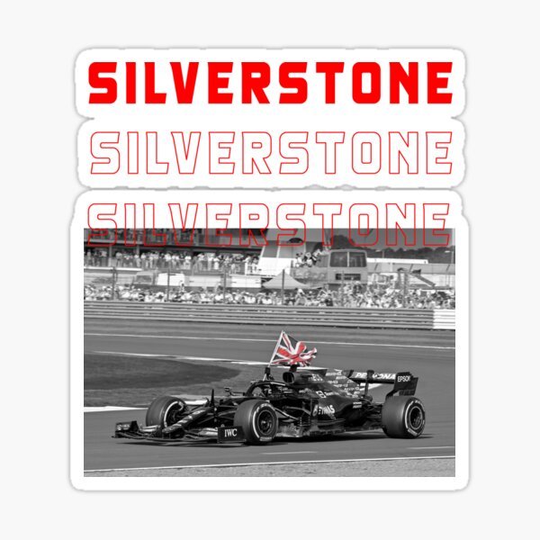 "Silverstone Track merch" Sticker for Sale by Podiumwear | Redbubble