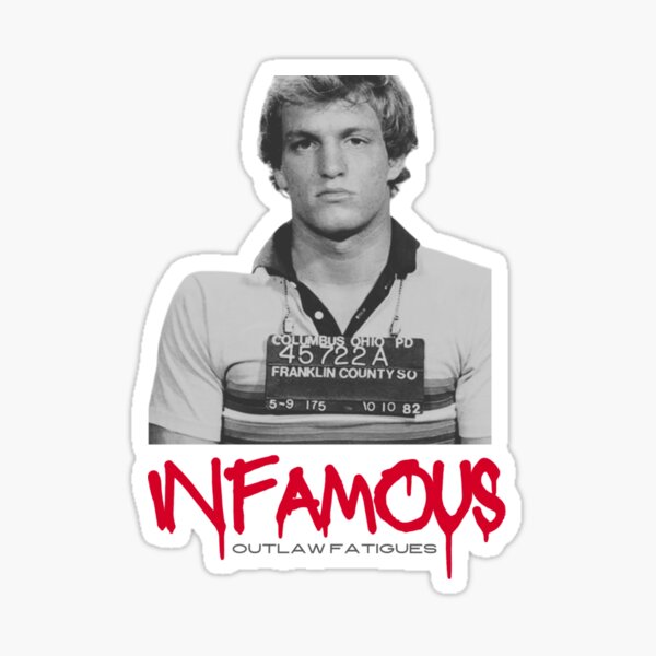 "Infamous Woody" Sticker for Sale by UNK-Fatigues | Redbubble