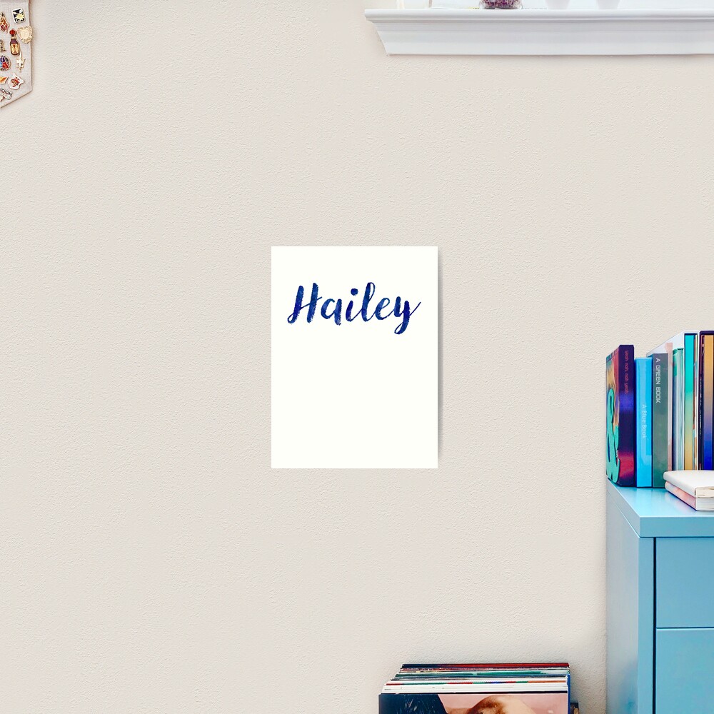 "Hailey ~ Cute Name Birthday" Art Print by StrangeStreet | Redbubble