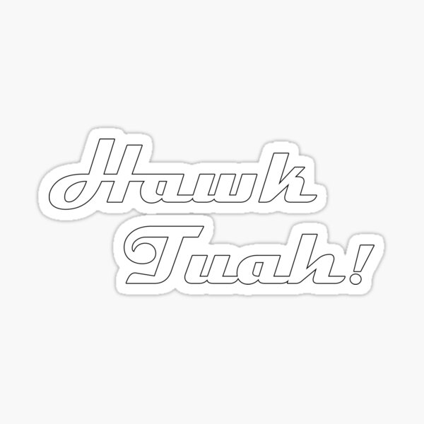 "Hawk Tuah!" Sticker for Sale by FatGiantCat | Redbubble