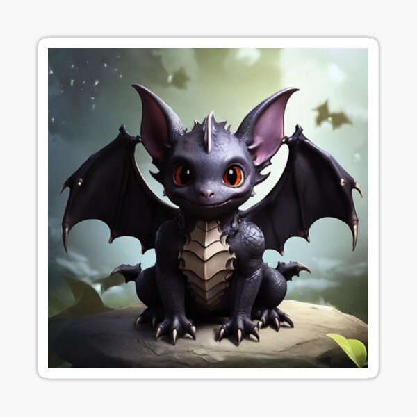 "adopt me bat dragon" Sticker for Sale by QuirkByLgnatius | Redbubble