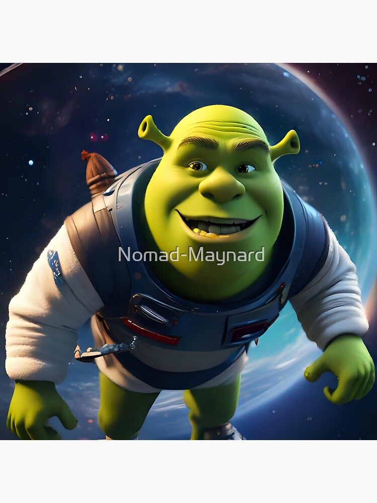 "Shrek" Sticker for Sale by Nomad-Maynard | Redbubble