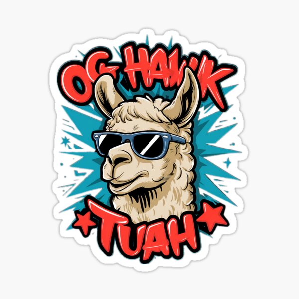 "Original Hawk Tuah " Sticker for Sale by PlanetMarker | Redbubble