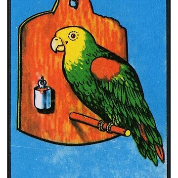 Póster con la obra «El Perico Loteria Mexicana» de SAUHER | Redbubble