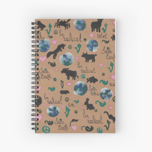 "Earthy vegan" Spiral Notebook for Sale by Gswolfe | Redbubble
