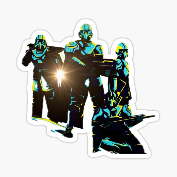 "characters fanart Helldivers 2" Sticker for Sale by elsableda | Redbubble