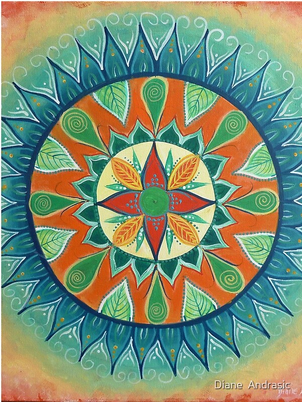 "Chakra Mandala" by Diane Andrasic | Redbubble