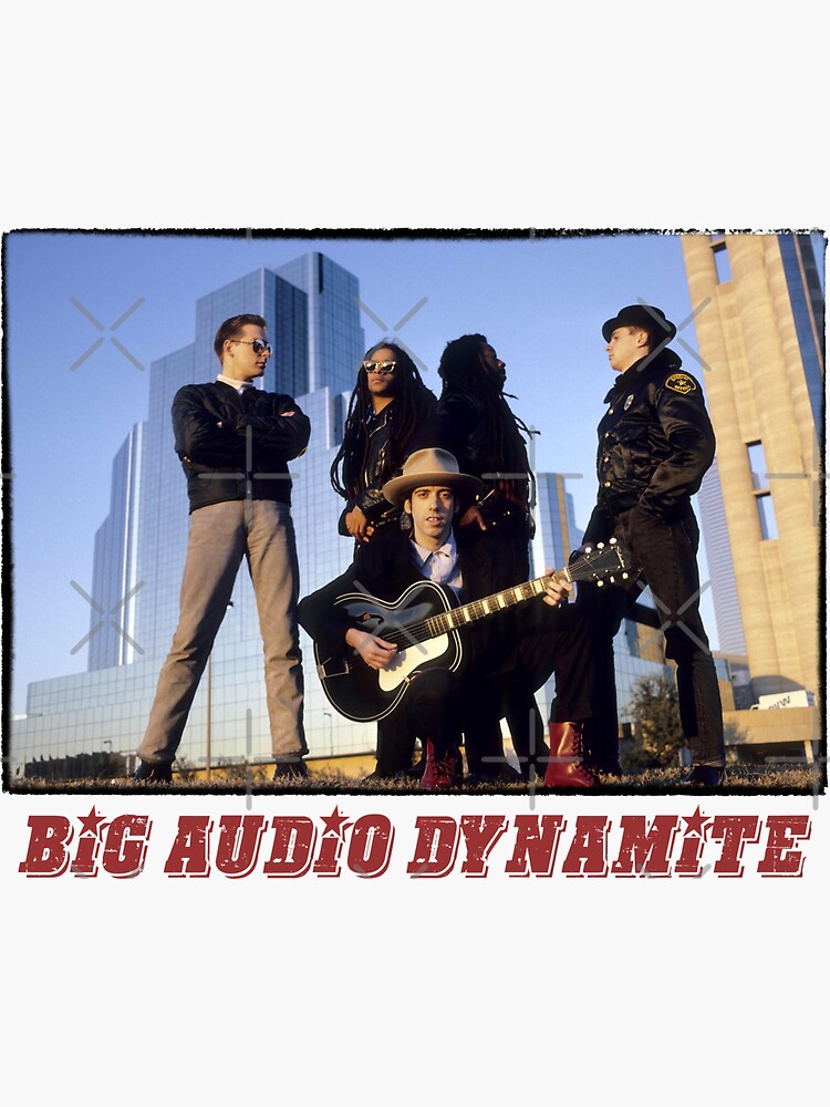 "Big Audio Dynamite" Sticker for Sale by atomtan | Redbubble