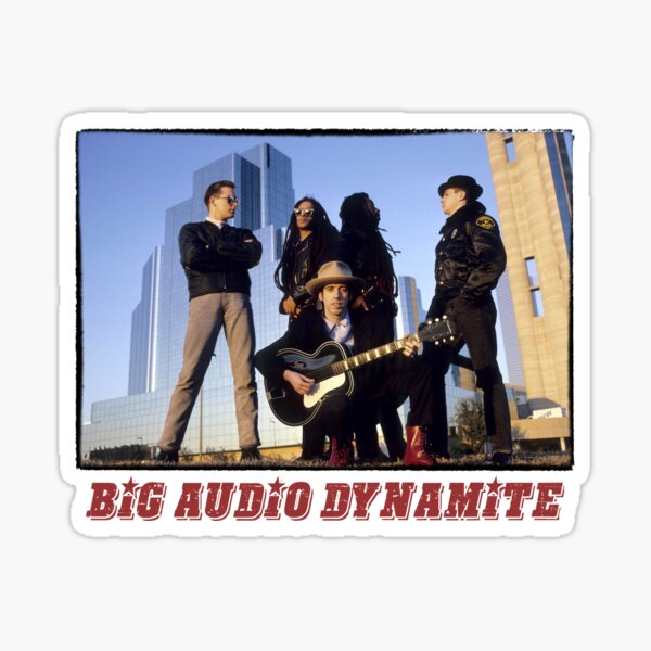 "Big Audio Dynamite" Sticker for Sale by atomtan | Redbubble