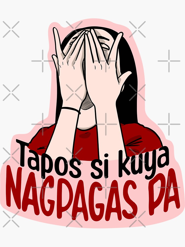 "Bini_Mikha: Tapos si kuya, nagpa-gas pa!" Sticker for Sale by ...