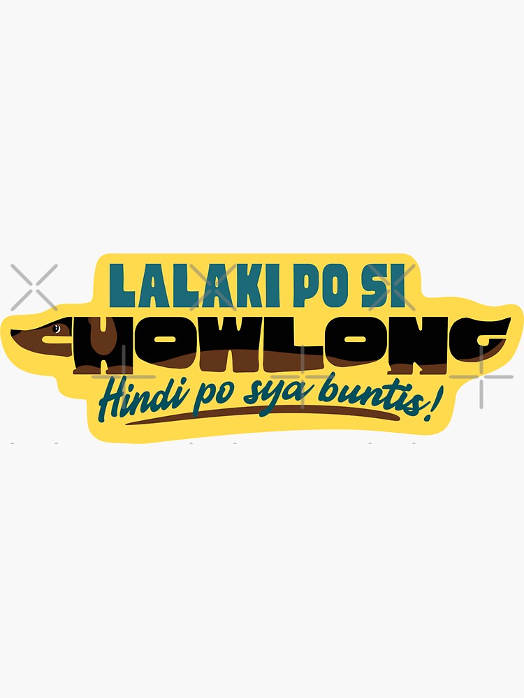 "Bini_Maloi: Lalaki po si Chowlong, Hindi po sya buntis!" Sticker for ...