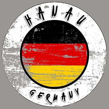 "Hanau Germany Vintage Flag" Sticker for Sale by Germany-Designs ...