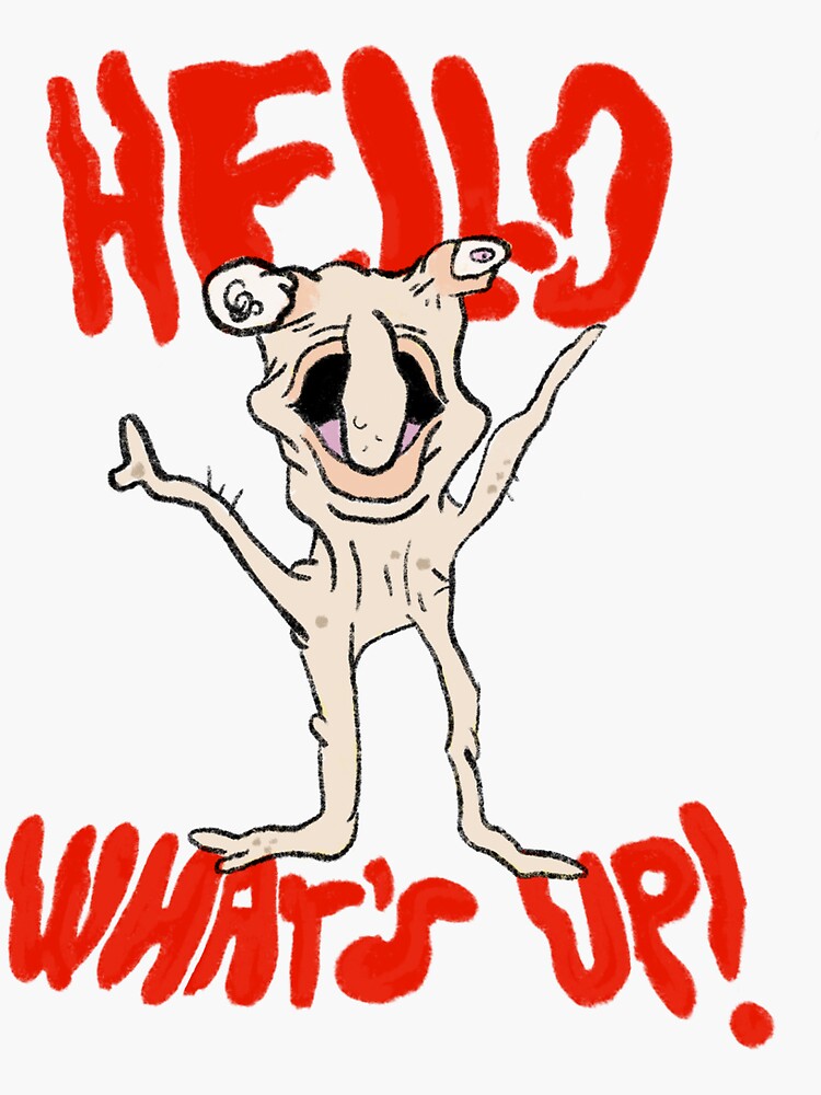 "Smiling Friends - Homunculus " Sticker for Sale by Nipnopcreations ...