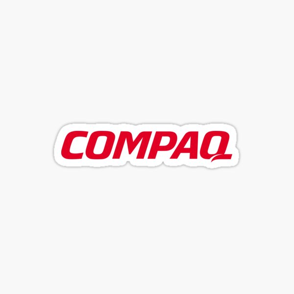 "Classic Compaq Logo" Sticker for Sale by SoftHack | Redbubble