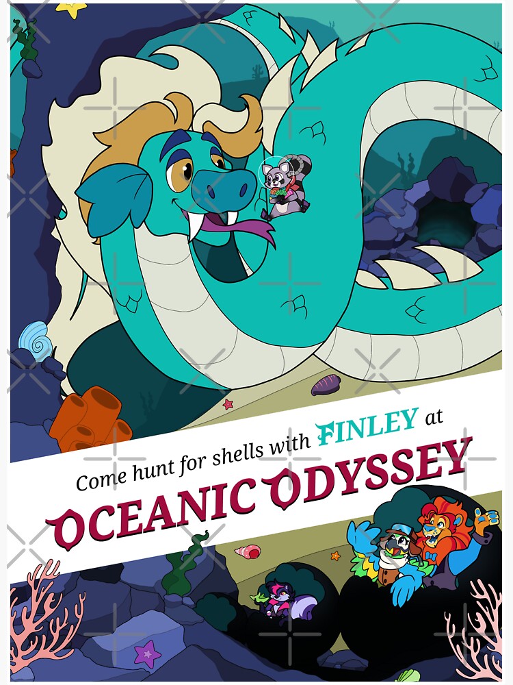 "Oceanic hunt with Finley and friends v1" Sticker for Sale by ...