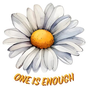 "One is Enough" Sticker for Sale by TAK-PITAK | Redbubble