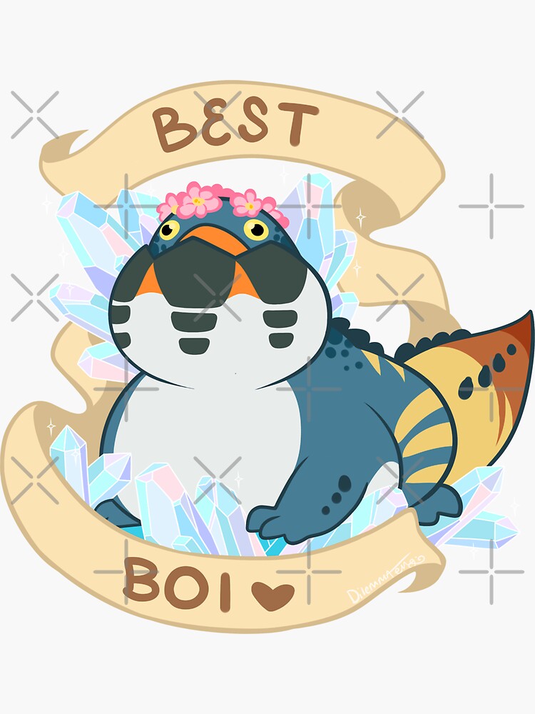 "Dodogama Best Boi (MonHun: World)" Sticker for Sale by DilemmaArt ...