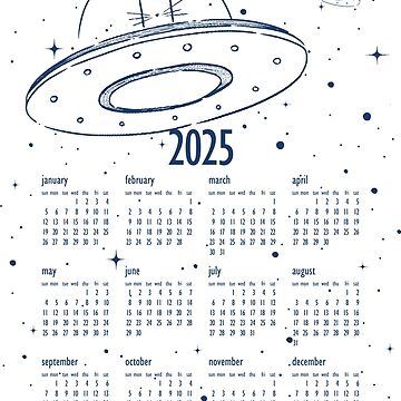 "Cat Calendar 2025 - Alien Gus Cat - Lineart" Sticker for Sale by Lucia ...