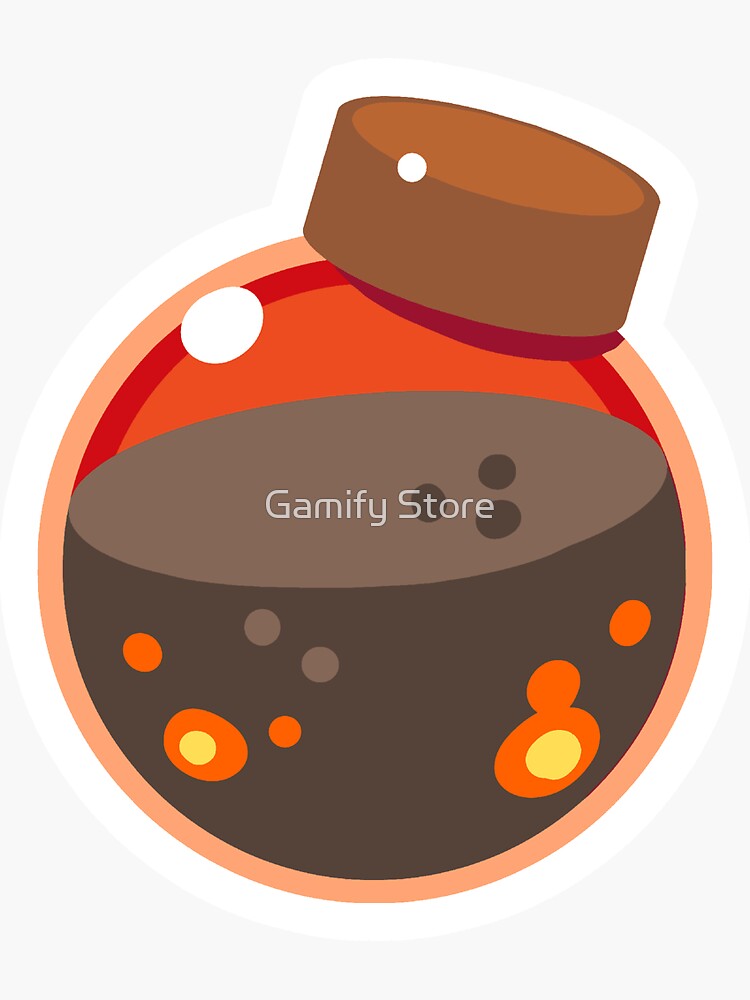 "Lava Dust Slime Rancher Icon" Sticker for Sale by Gamify Store | Redbubble