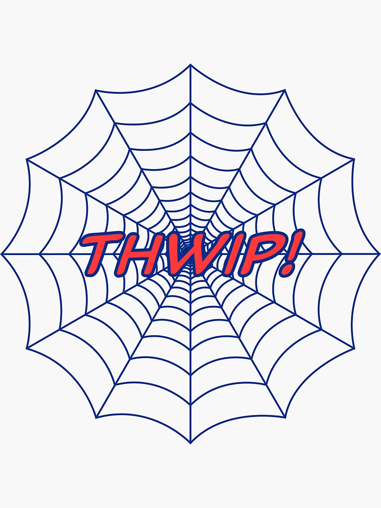 "Thwip!" Sticker for Sale by reedkahler | Redbubble