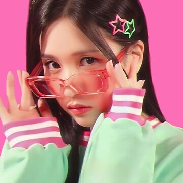 "Mina TWICE" Sticker for Sale by Isaartstore | Redbubble