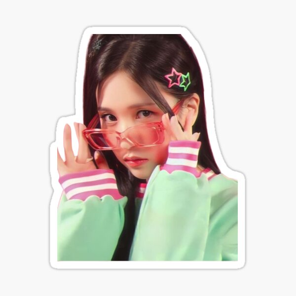 "Mina TWICE" Sticker for Sale by Isaartstore | Redbubble