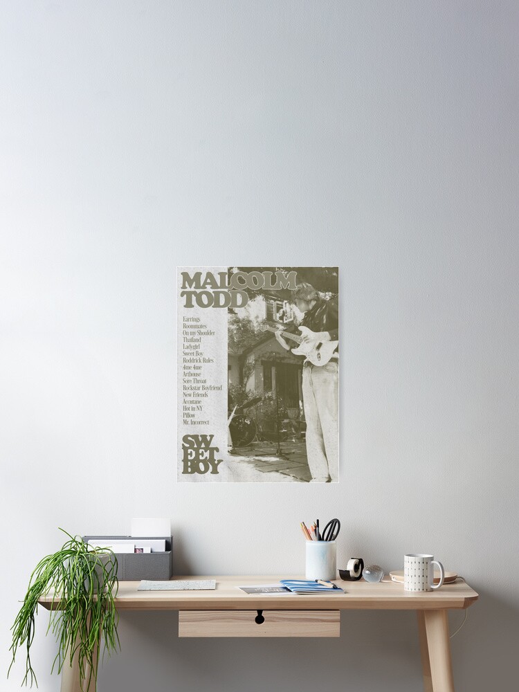 "malcolm todd sweet boy " Poster for Sale by luckloe | Redbubble