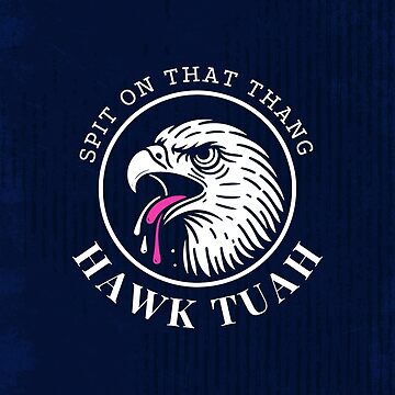 "Hawk Tuah meme" Sticker for Sale by artbyisrough | Redbubble