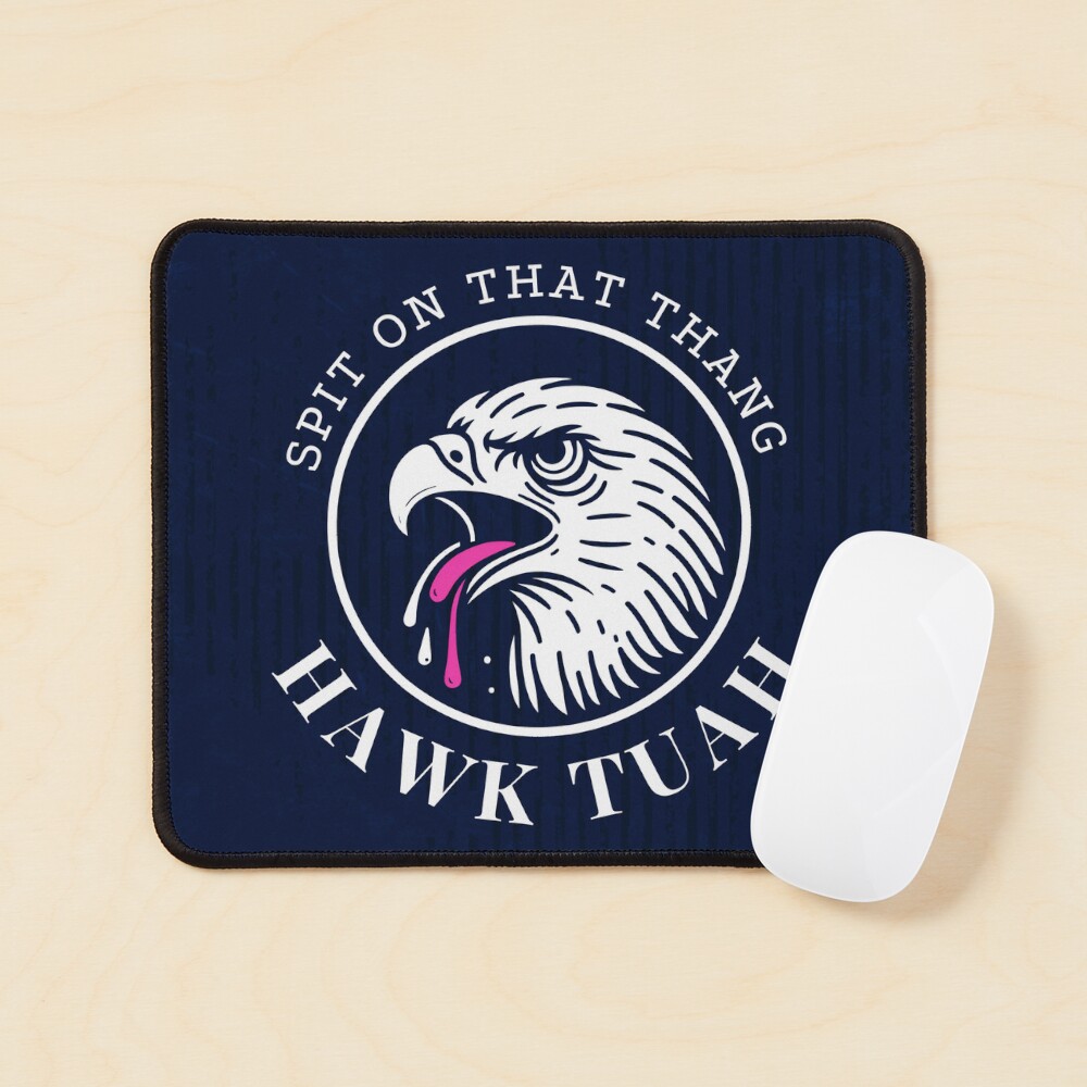 "Hawk Tuah meme" Sticker for Sale by artbyisrough | Redbubble
