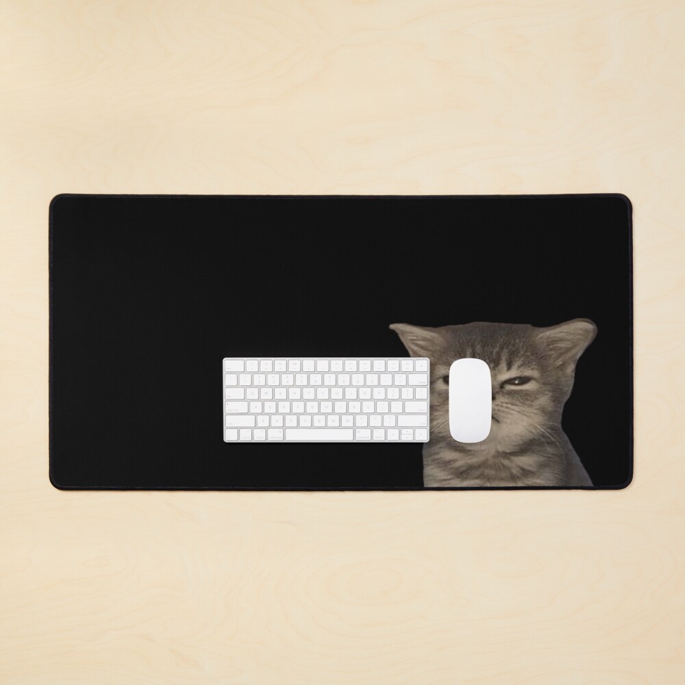 "sulky mad sad cat meme " Sticker for Sale by maries-shopz | Redbubble