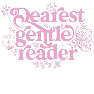 "Dearest Gentle Reader Bridgerton" Sticker for Sale by BookWishEra ...