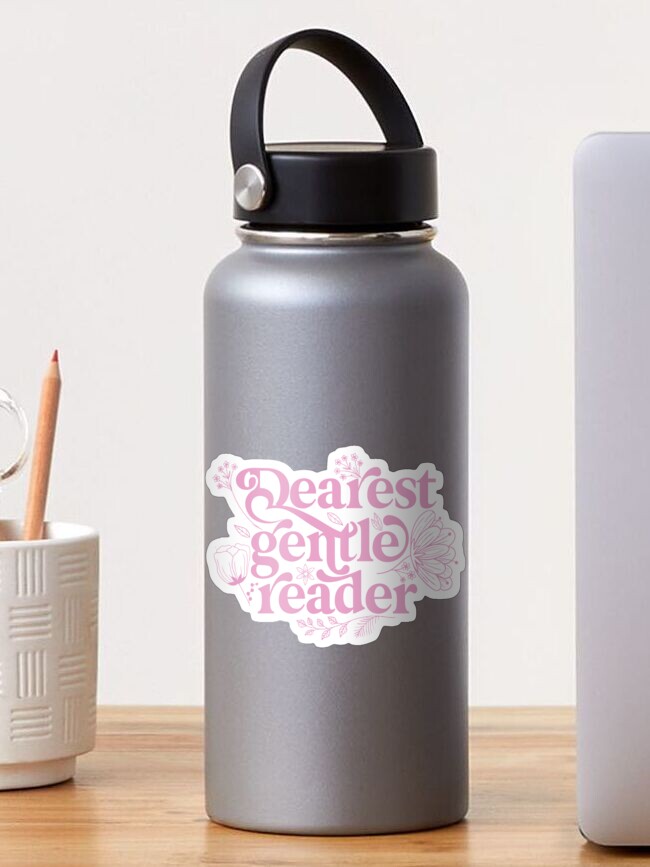 "Dearest Gentle Reader Bridgerton" Sticker for Sale by BookWishEra ...