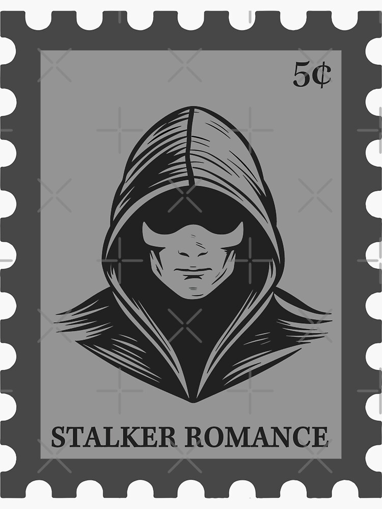 "Stamp Stalker Romance Book Club Book Trope" Sticker for Sale by ...