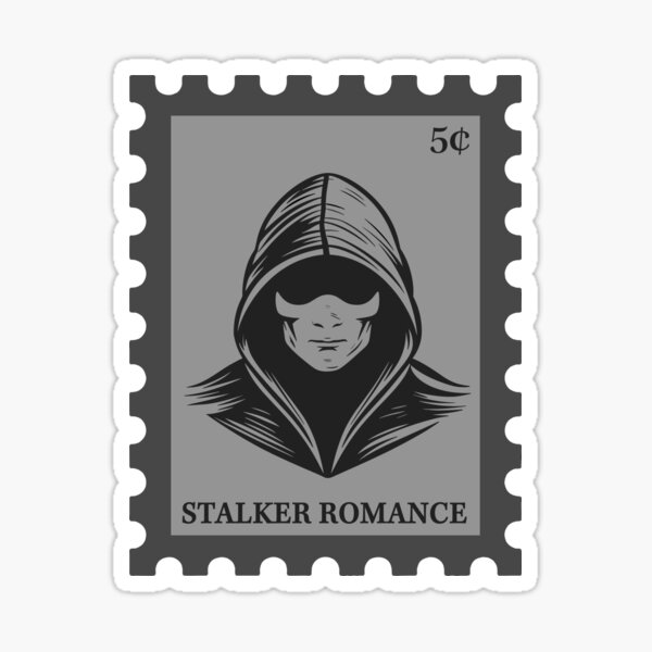"Stamp Stalker Romance Book Club Book Trope" Sticker for Sale by ...