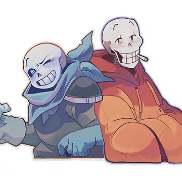 "underswap sans and papyrus sticker!!" Sticker for Sale by sta1rz ...