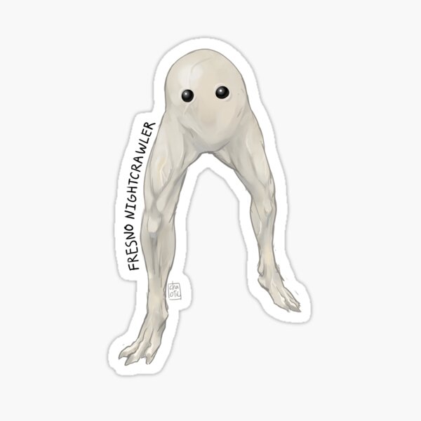"Fresno nightcrawler" Sticker for Sale by chaoticcaprisun | Redbubble